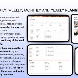 Ultimate Notion Template for Productivity and Back to School Digital ...