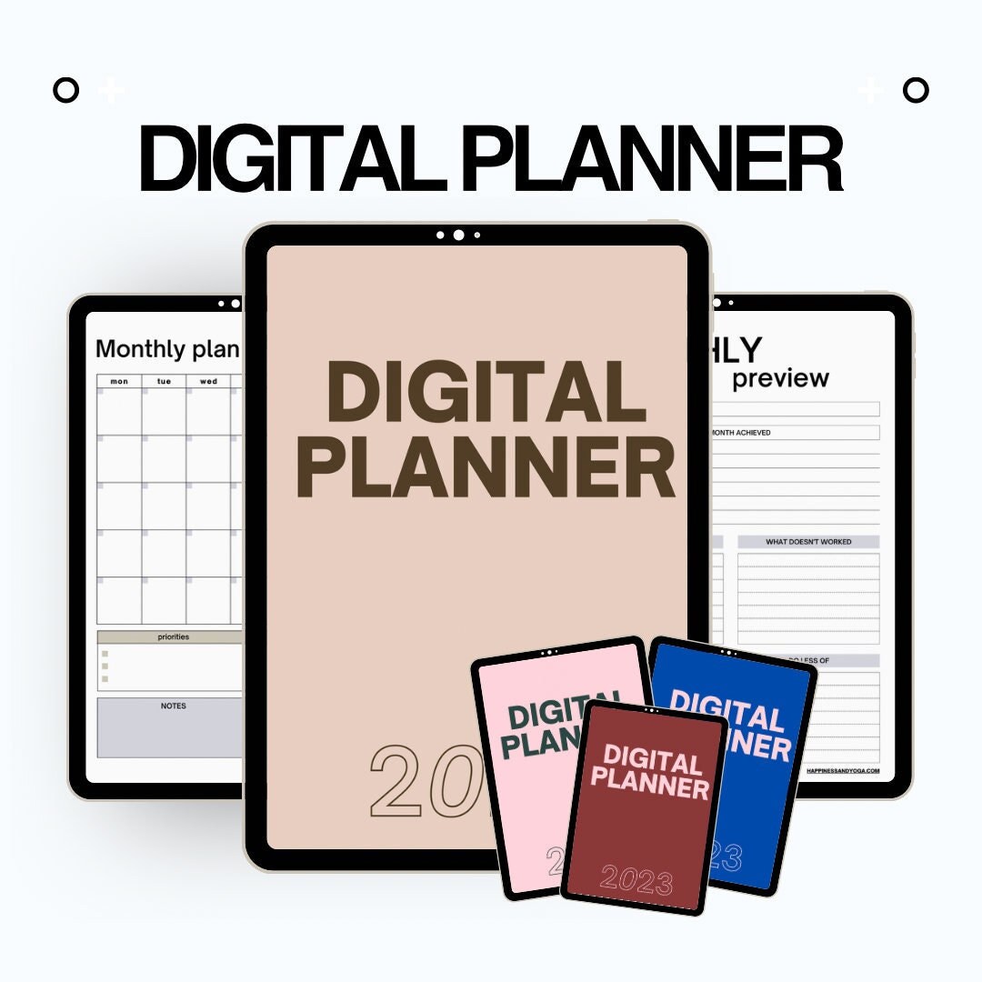2023 Digital Planner for Creatives, Monthly Planner, Weekly Planner ...