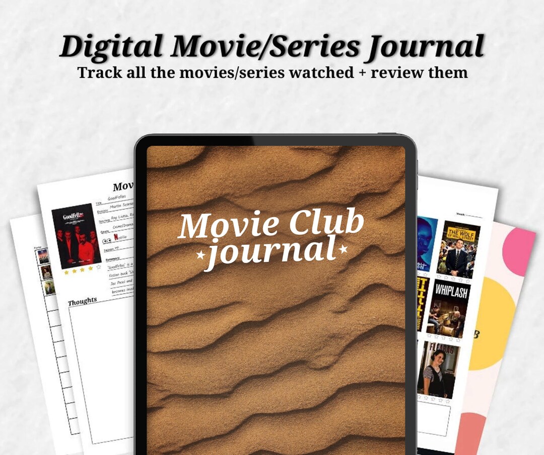 Digital Movies/tv Shows Review Journal for Movies Lovers | Goodnotes ...