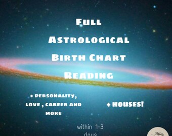 Detailed Natal Chart Reading - Etsy