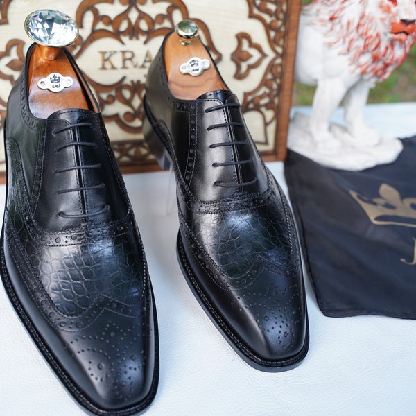 Wing Tip Oxfords - Etsy