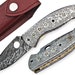 Damascus Pocket Knife 5 Inch Handmade Engraving - Etsy