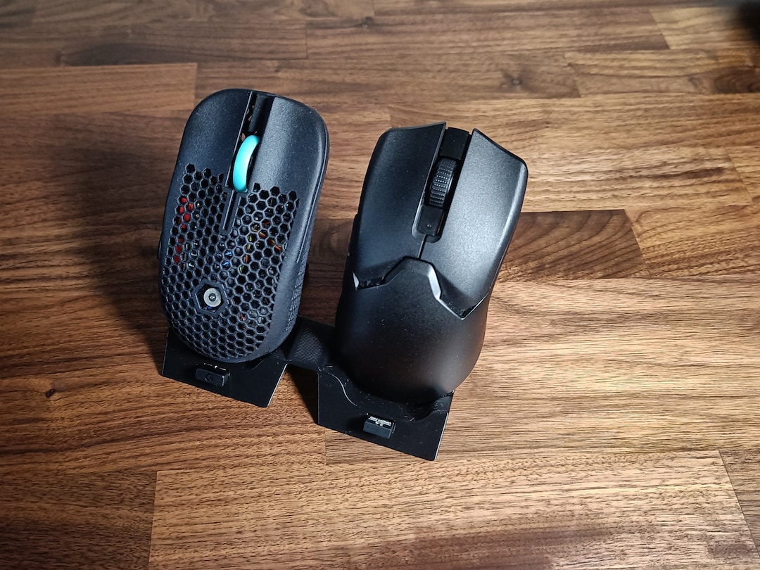 Double Mouse Display Stand for Custom Mouse to Fit Razer Dongle With ...