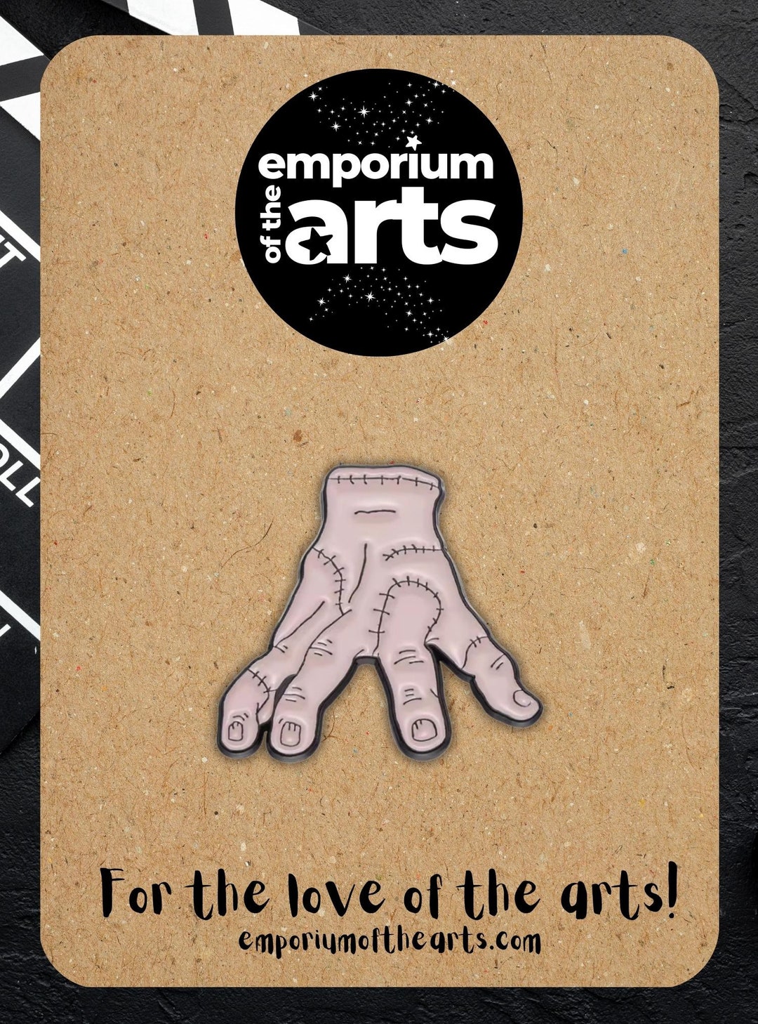 Addams Family Thing Pin Badge | Fun Gifts | Wednesday | Fun Pins | Fun ...