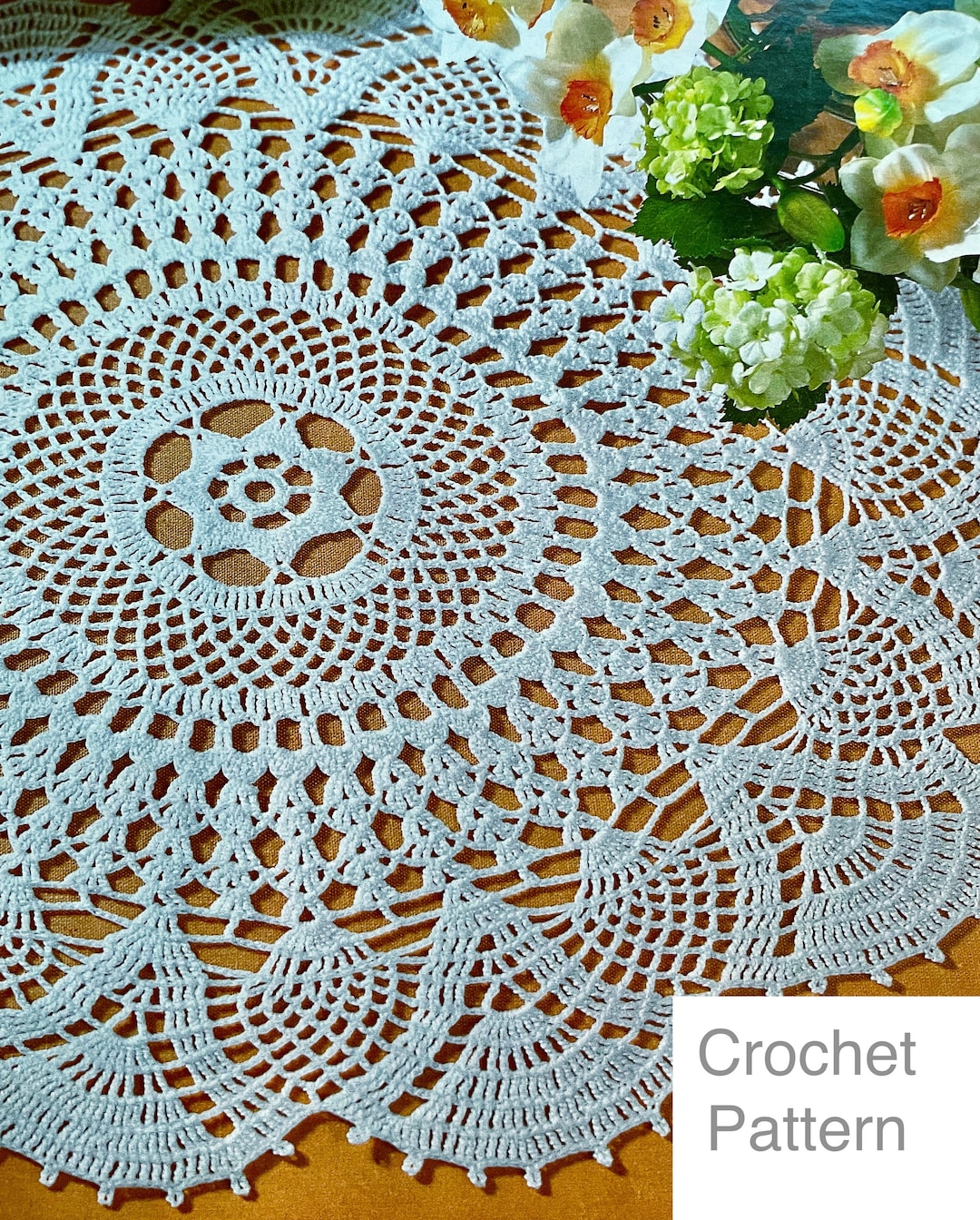 Crochet Pattern Mandala | Doily - Vintage - Etsy