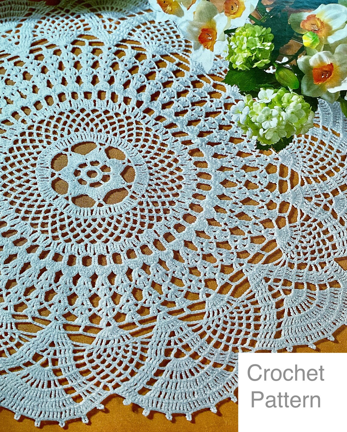 Crochet Pattern Mandala | Doily - Vintage - Etsy