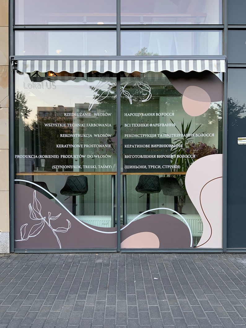 Business Window Decals Business Stickers for Windows Vinyl - Etsy