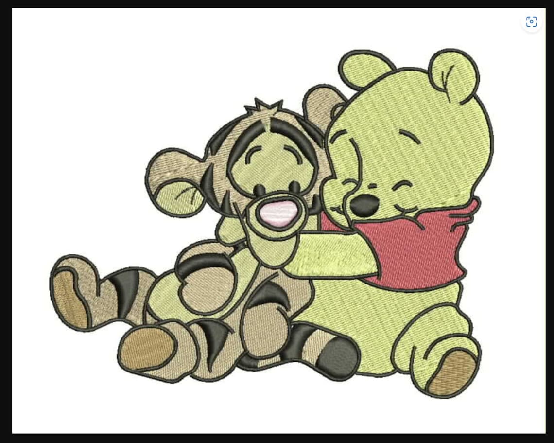 Winnie the Pooh Embroidery Design - Etsy