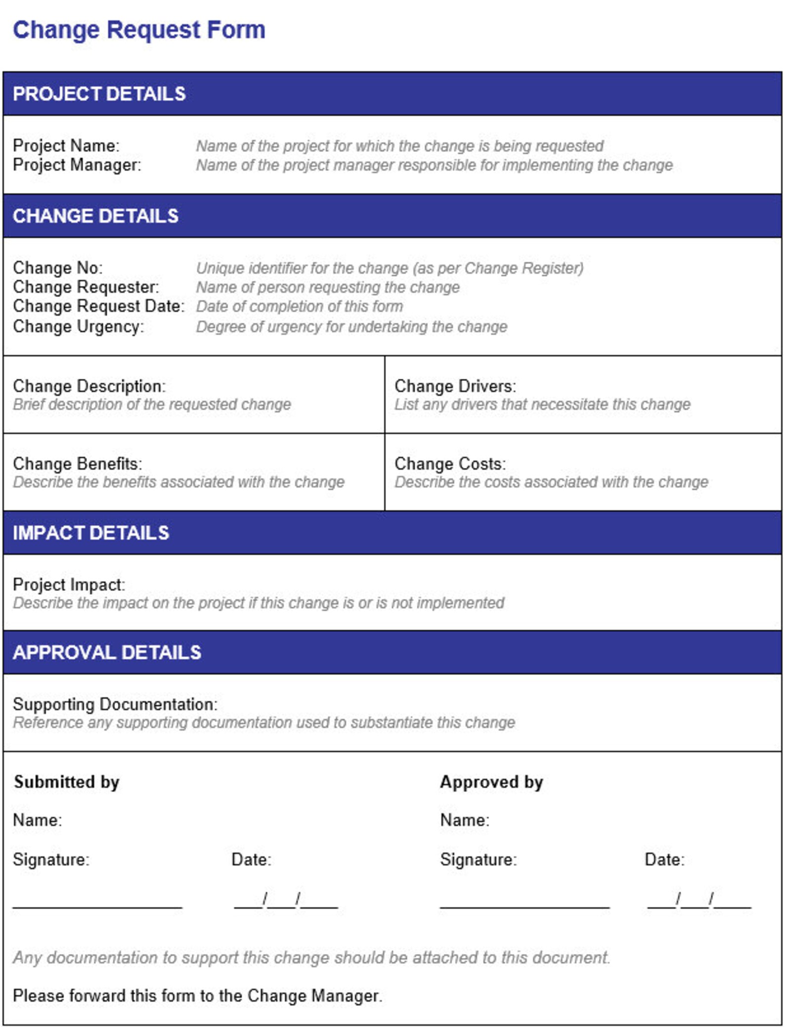 30+ Project Management Templates | Project Execution | Project ...