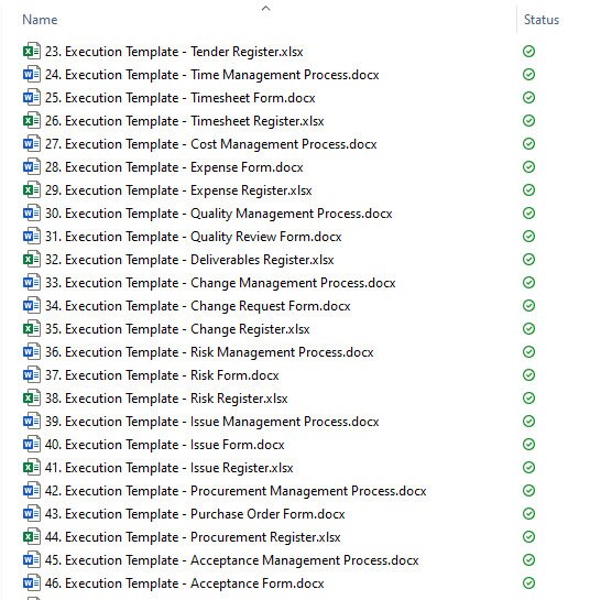 30+ Project Management Templates | Project Execution | Project ...