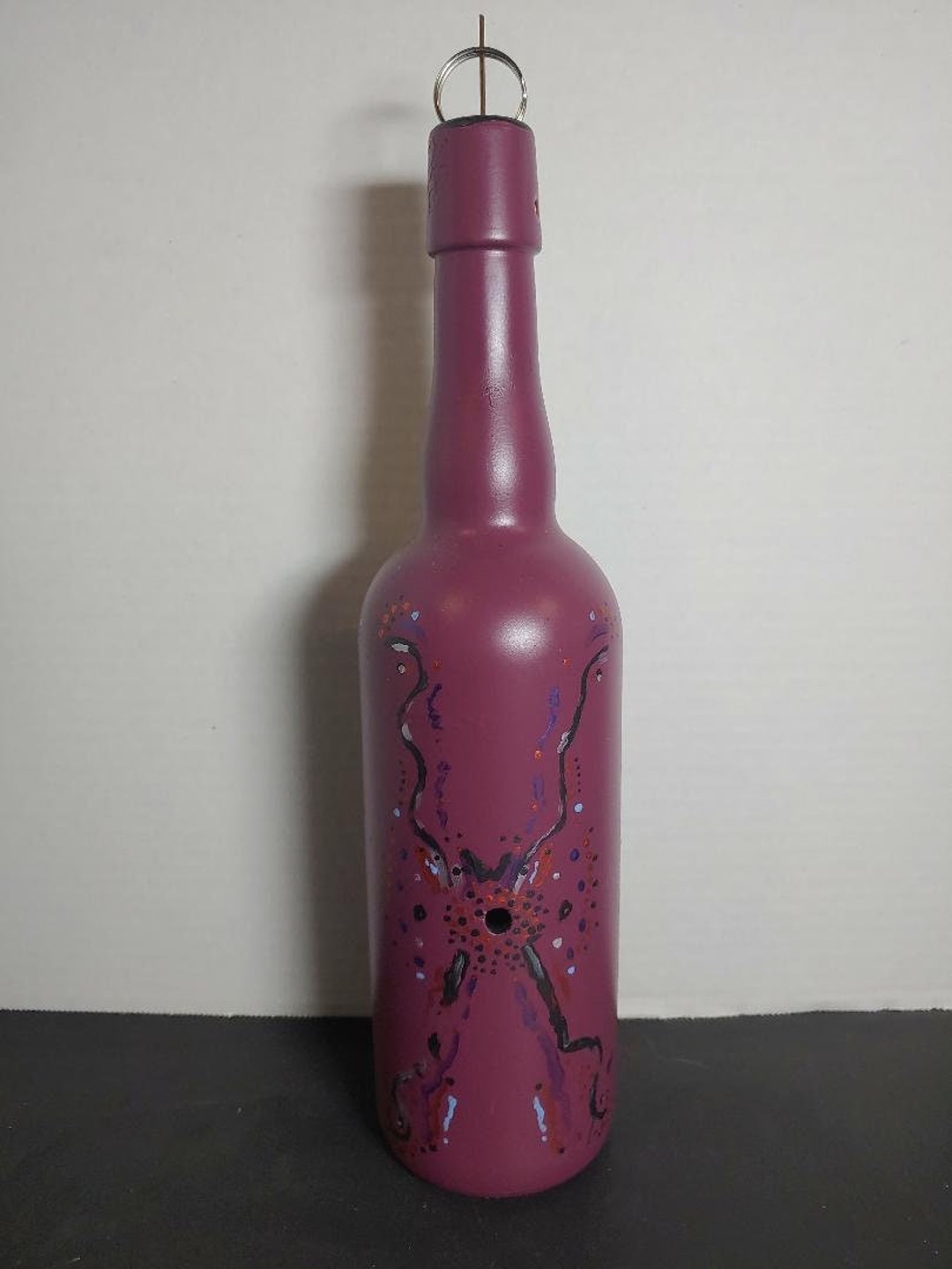 Purple and Multi-color Glass Incense Bottle - Etsy