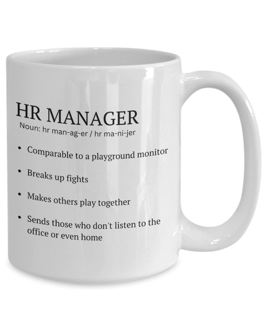 HR Manager Mug Human Resources Gift Human Resources Mug Coffee Funny ...