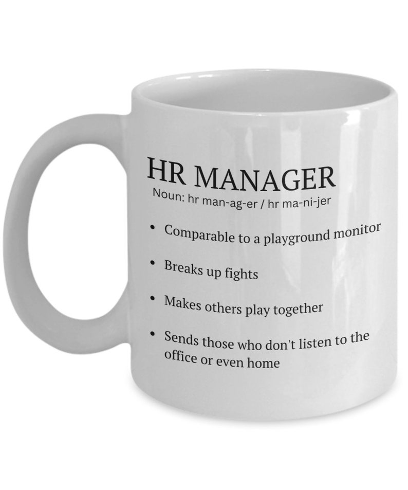 HR Manager Mug Human Resources Gift Human Resources Mug Coffee Funny ...