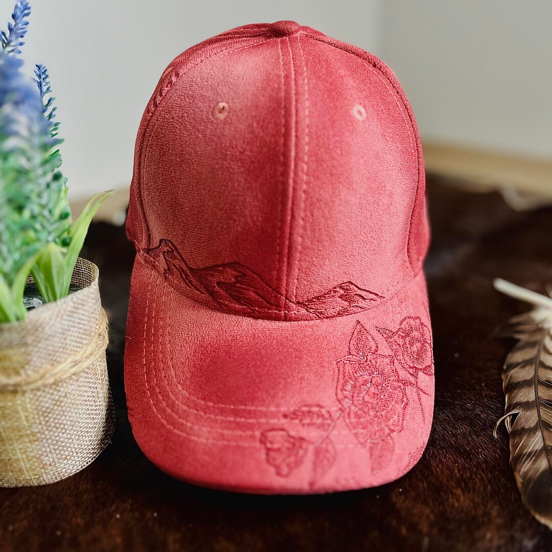 Baseball Hat Burned Design - Pyrography Burned Baseball Cap With ...