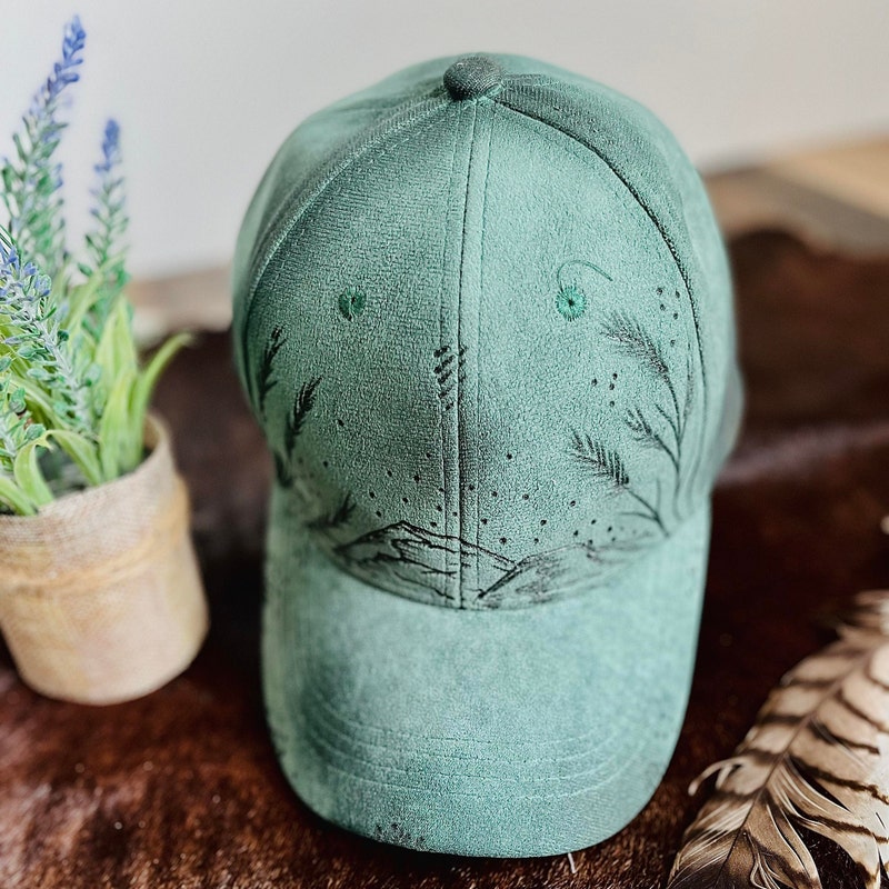 Western Burned Caps - Etsy