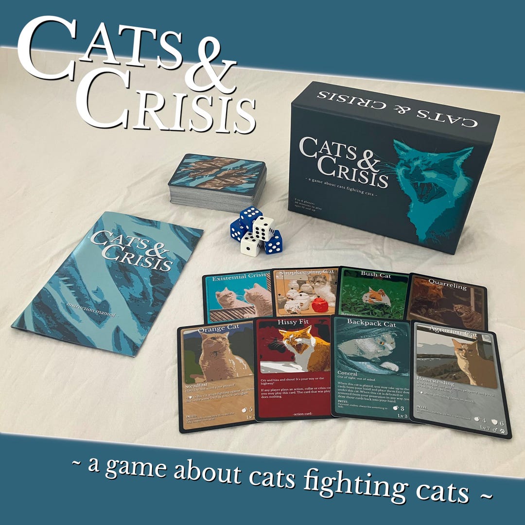 Cats & Crisis - a Game About Cats Fighting Cats - Warfare Gift Battling ...