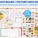Food Choice Board PECS Menu Board Visual Aid Meal Planner - Etsy Canada