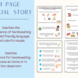Learn Hand Washing | Social Story, Visual Schedule, Handwashing ...
