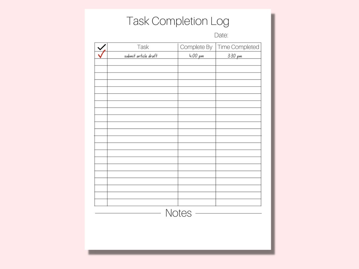 The Ultimate Task Checklist Digital Download Daily Checklist Task List Planner PDF ADHD Autism ...