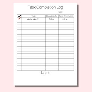 The Ultimate Task Checklist | Digital Download Daily Checklist Task ...