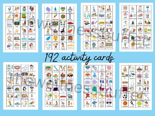 Food Choice Board & Visual Schedule Bundle Kids, Adults, Autism, ADHD ...