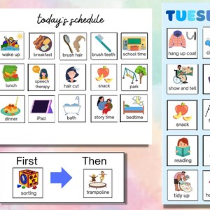 Visual Schedule Bundle With 192 Routine Cards Digital Download ...