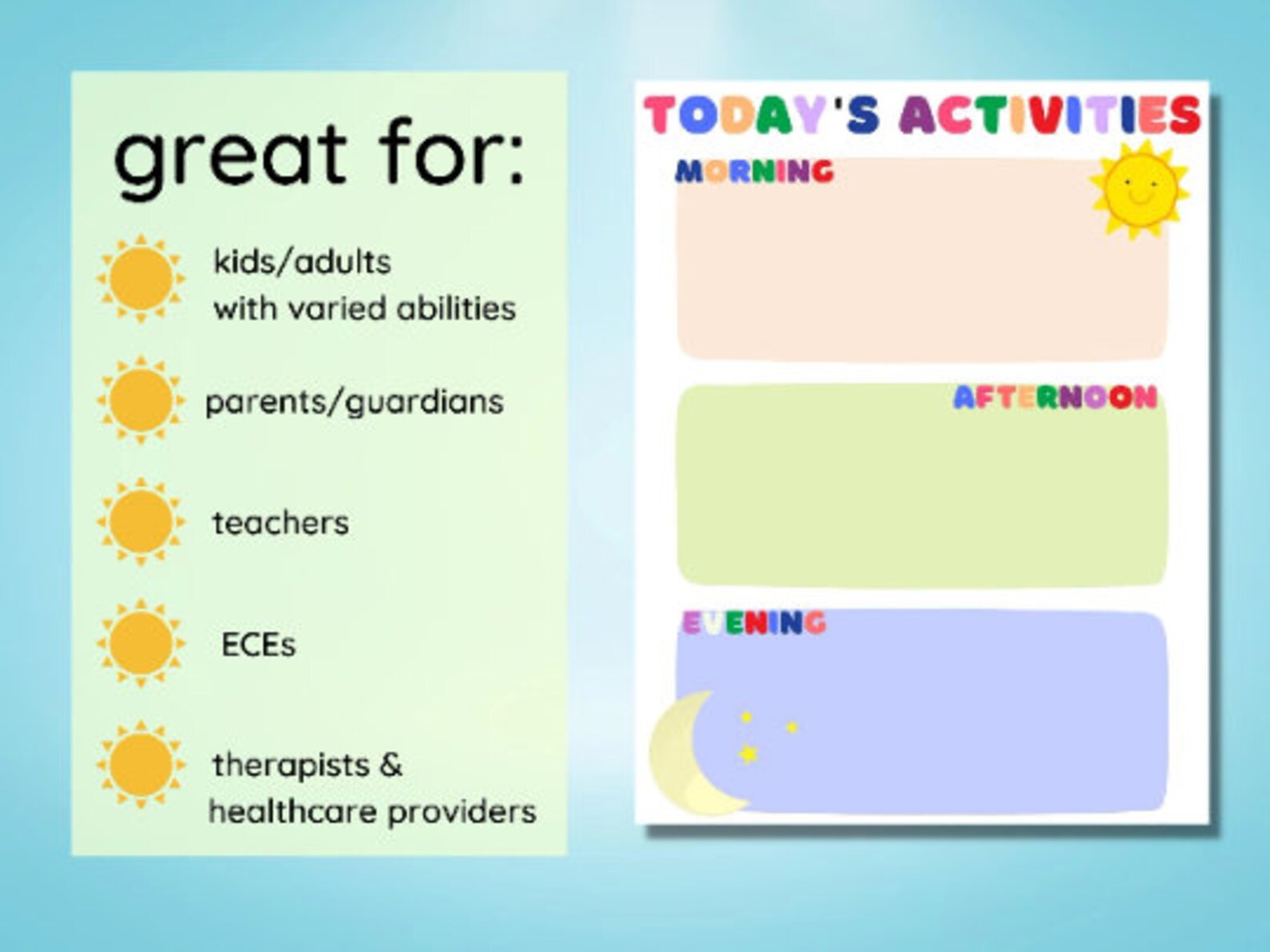 Visual Schedule & Routine Cards Bundle | Digital Printable for Austim ...