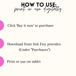 The Ultimate Task Checklist | Digital Download Daily Checklist Task ...