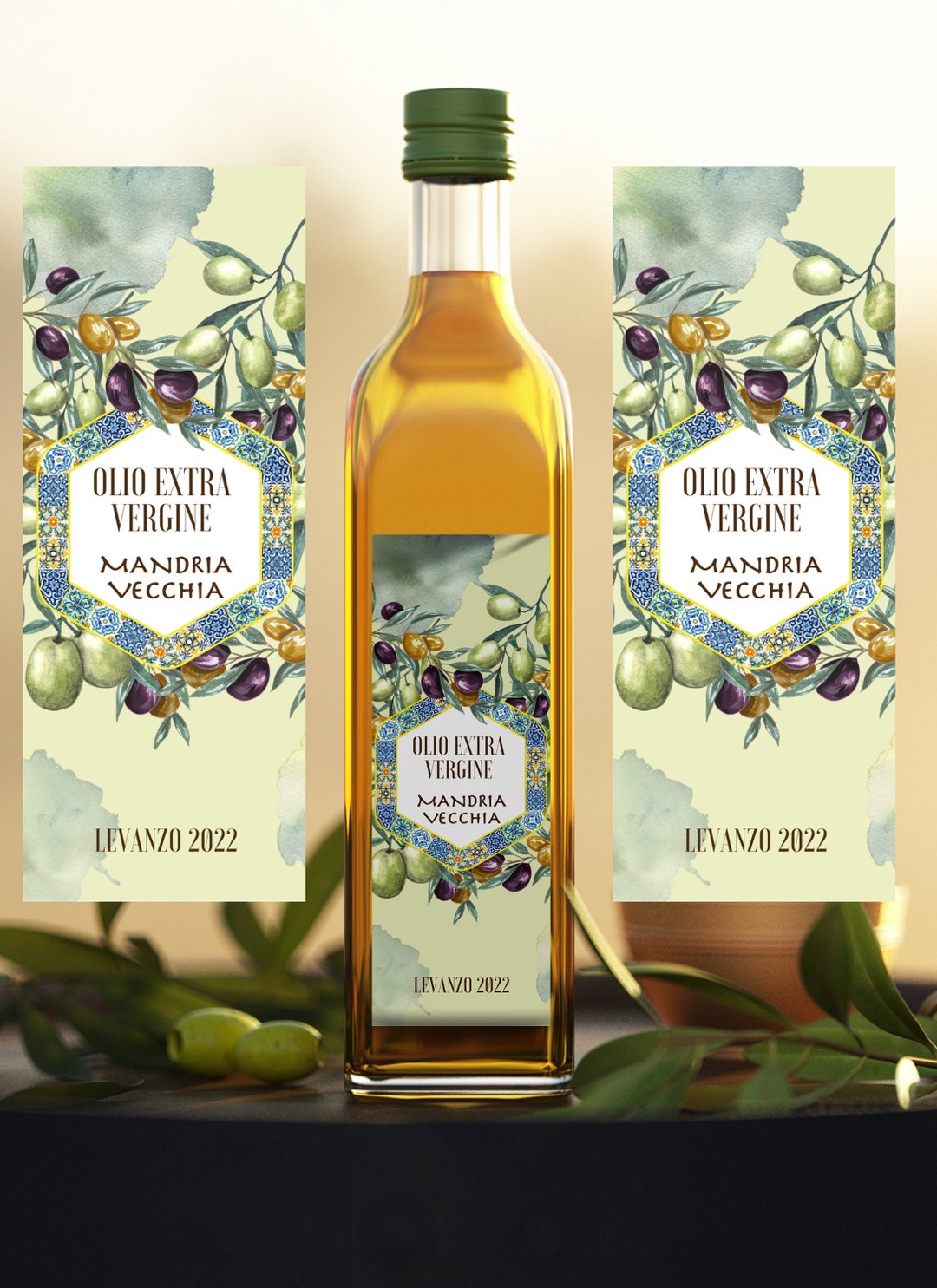 Customizable Olive Oil Labels - Handcrafted, Personalized, and Unique ...