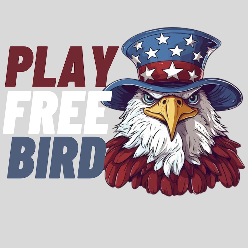 Free Bird, 80s Rock, Lynyrd Skynyrd, Music, DTF, Heat Transfer, PNG ...