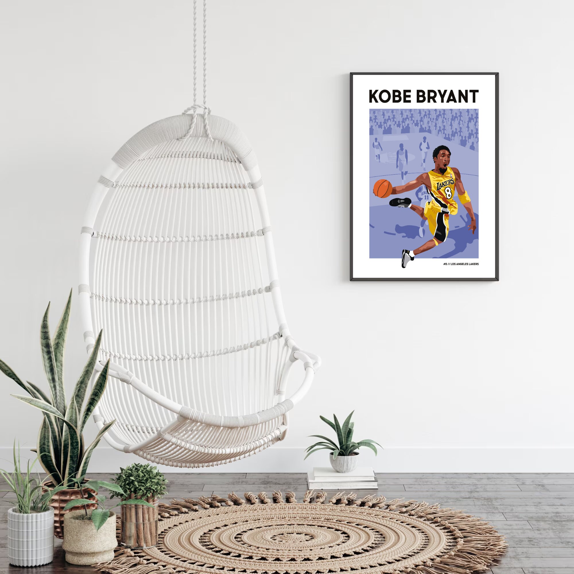 Kobe Bryant Poster, Los Angeles Lakers, Fan Art, NBA Gifts, LA Lakers ...