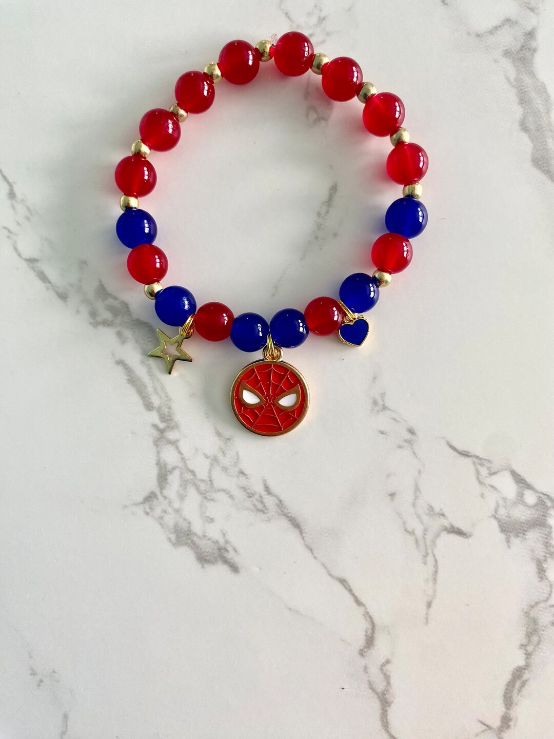 Spider-man Bracelets Friendship Bracelet Unique Gift Handmade Jewelry ...