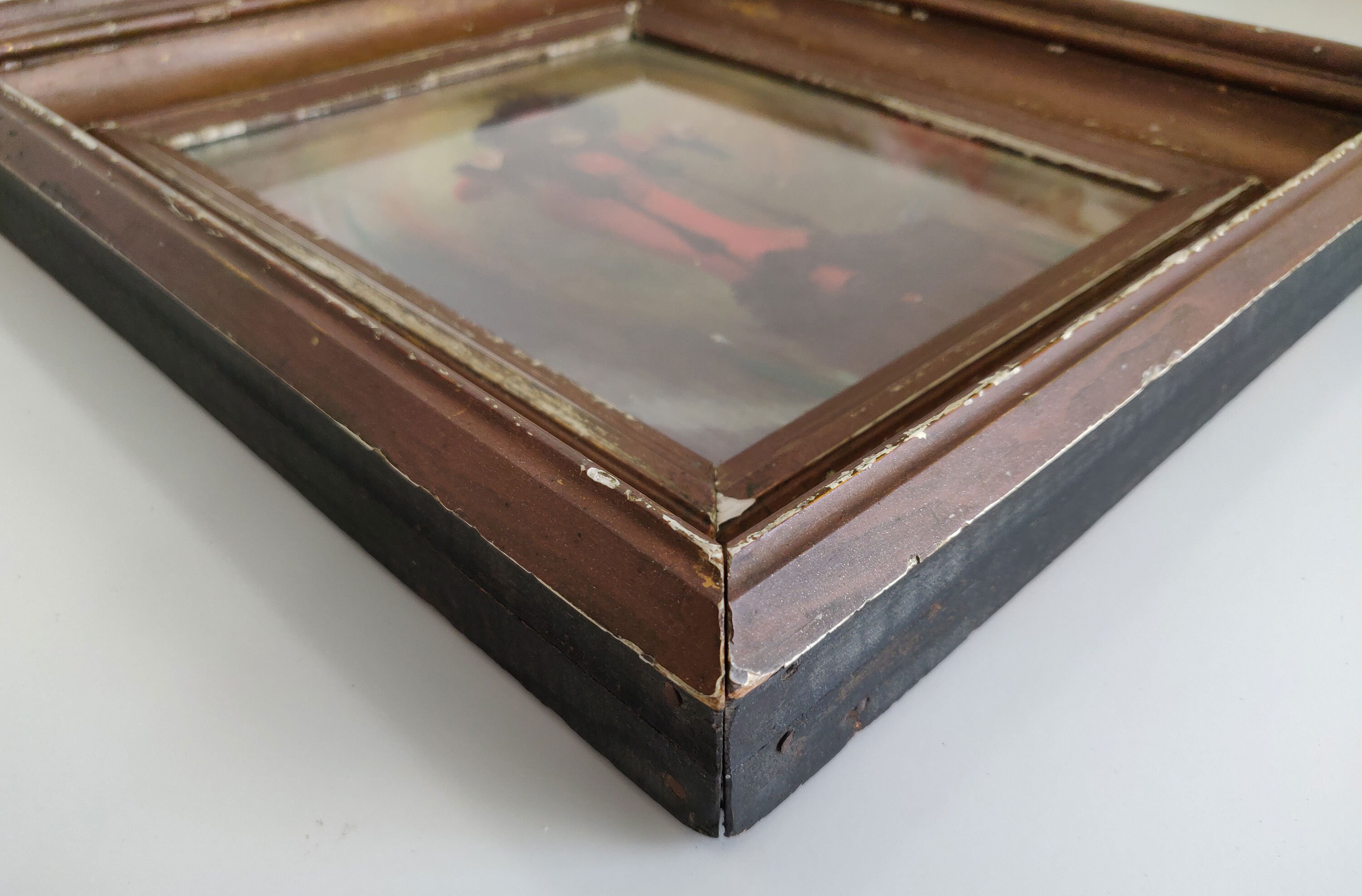 1902 James Ross Bryson Lithograph Print in Antique Wood Frame - Etsy