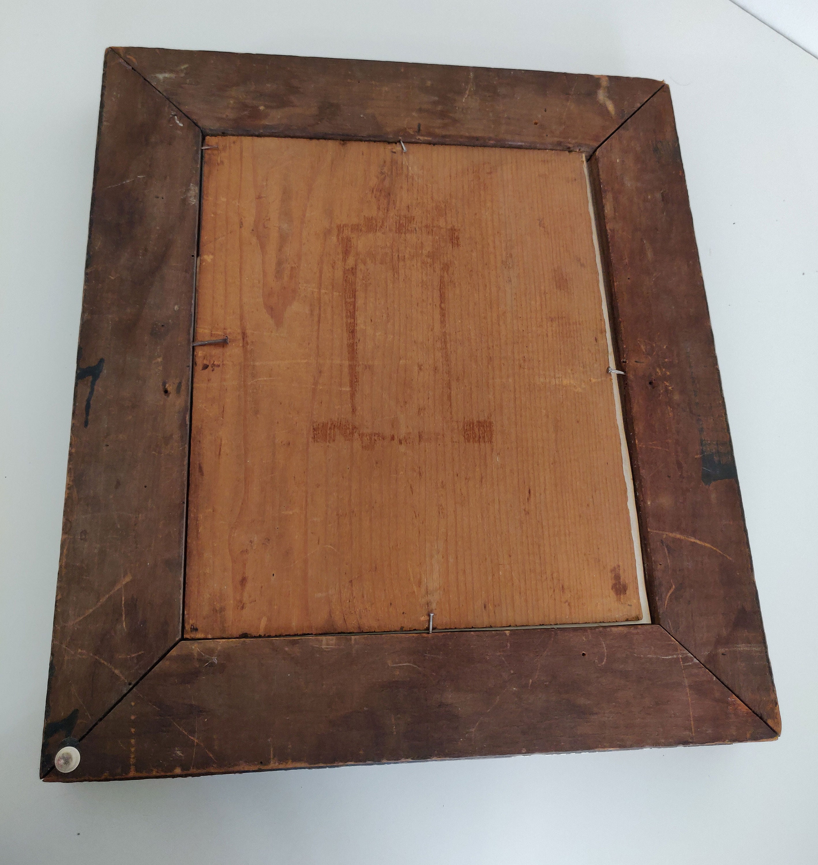 1902 James Ross Bryson Lithograph Print in Antique Wood Frame - Etsy