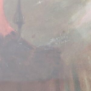 1902 James Ross Bryson Lithograph Print in Antique Wood Frame - Etsy