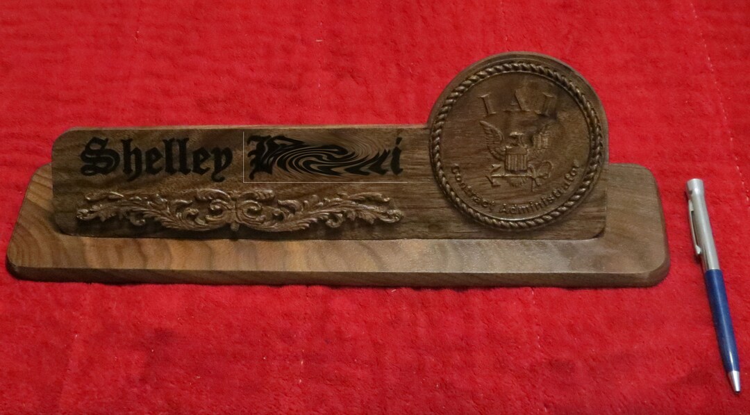 Custom Desktop Name Plaque - Etsy