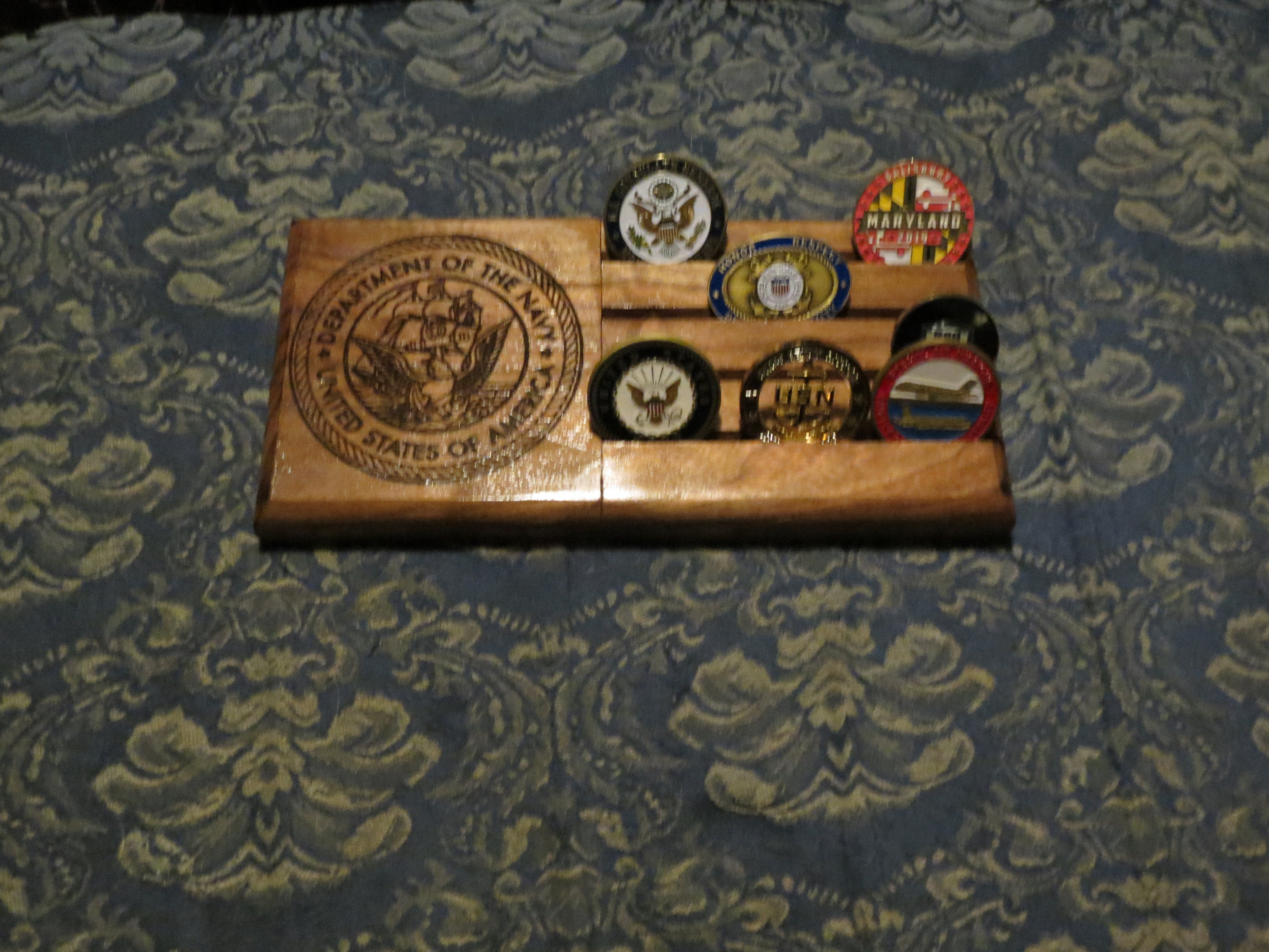 Military Desktop Challenge Coin Display - Etsy