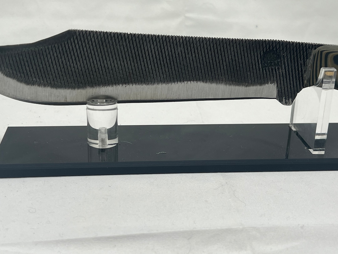 Farriers Rasp Clip Point Bowie - Etsy