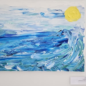 The Murman Sea. Acrylic Abstract Painting - Etsy