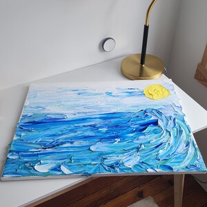 The Murman Sea. Acrylic Abstract Painting - Etsy
