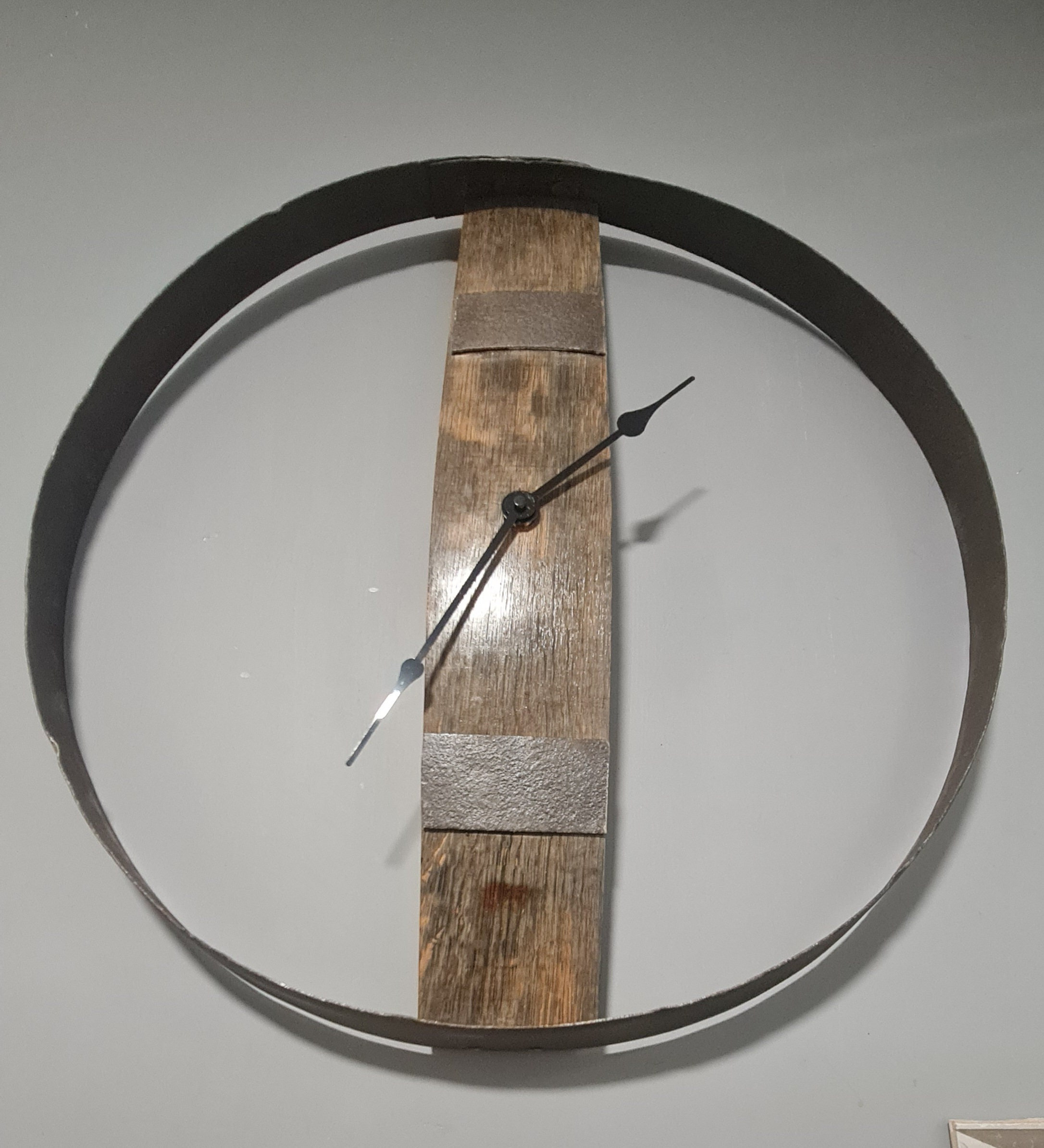 This is a Whisky Stave and Hoop Clock. - Etsy