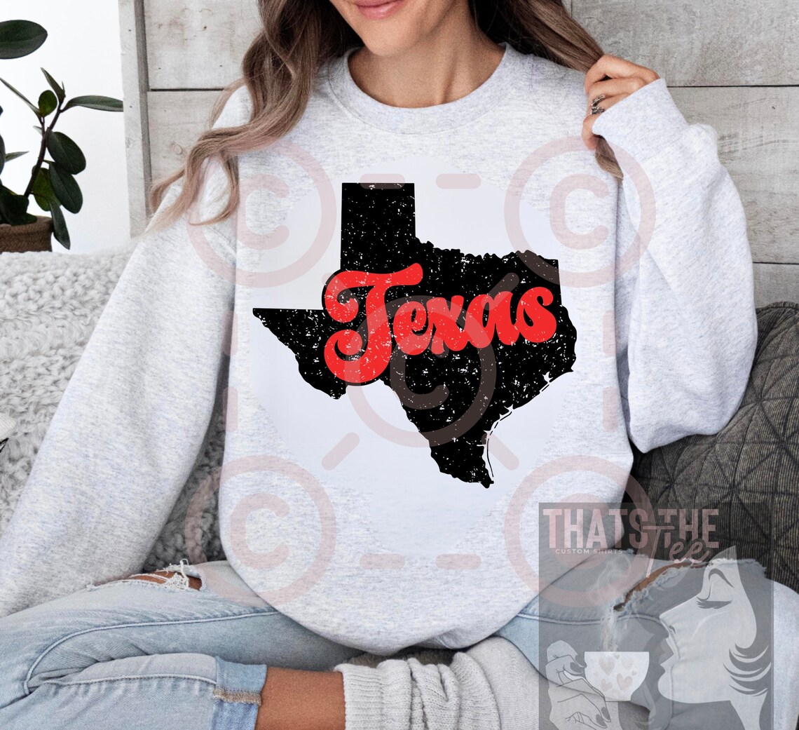Neon Texas Png, Texas Png, Distressed Tx Png - Etsy