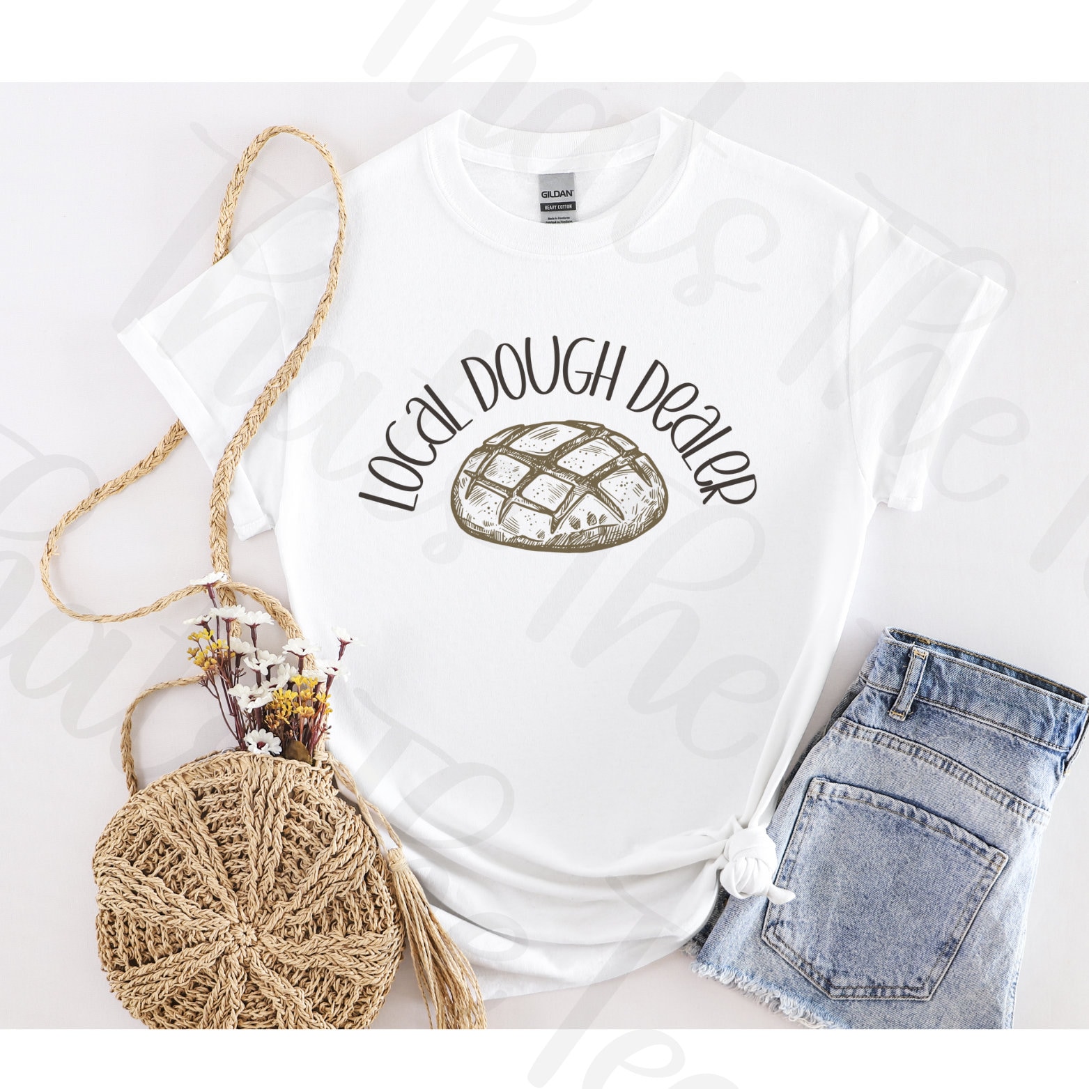 Local Dough Dealer Sourdough Pun Png Svg for Dtf or Sublimation - Etsy
