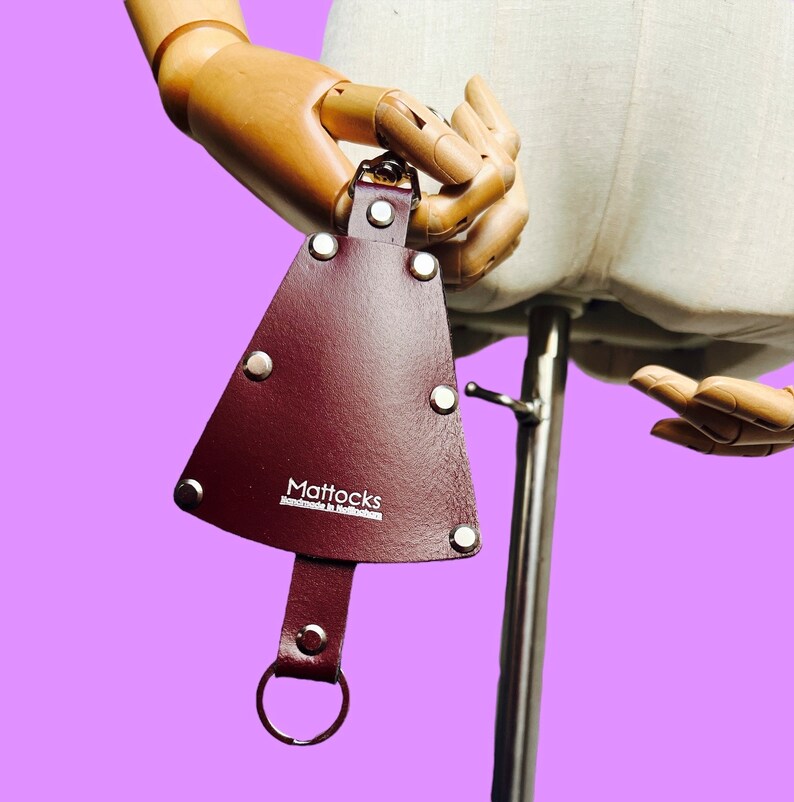 Racing Green Leather Key Caddy. DIY Kit. Genuine Leather Craft Kit With ...