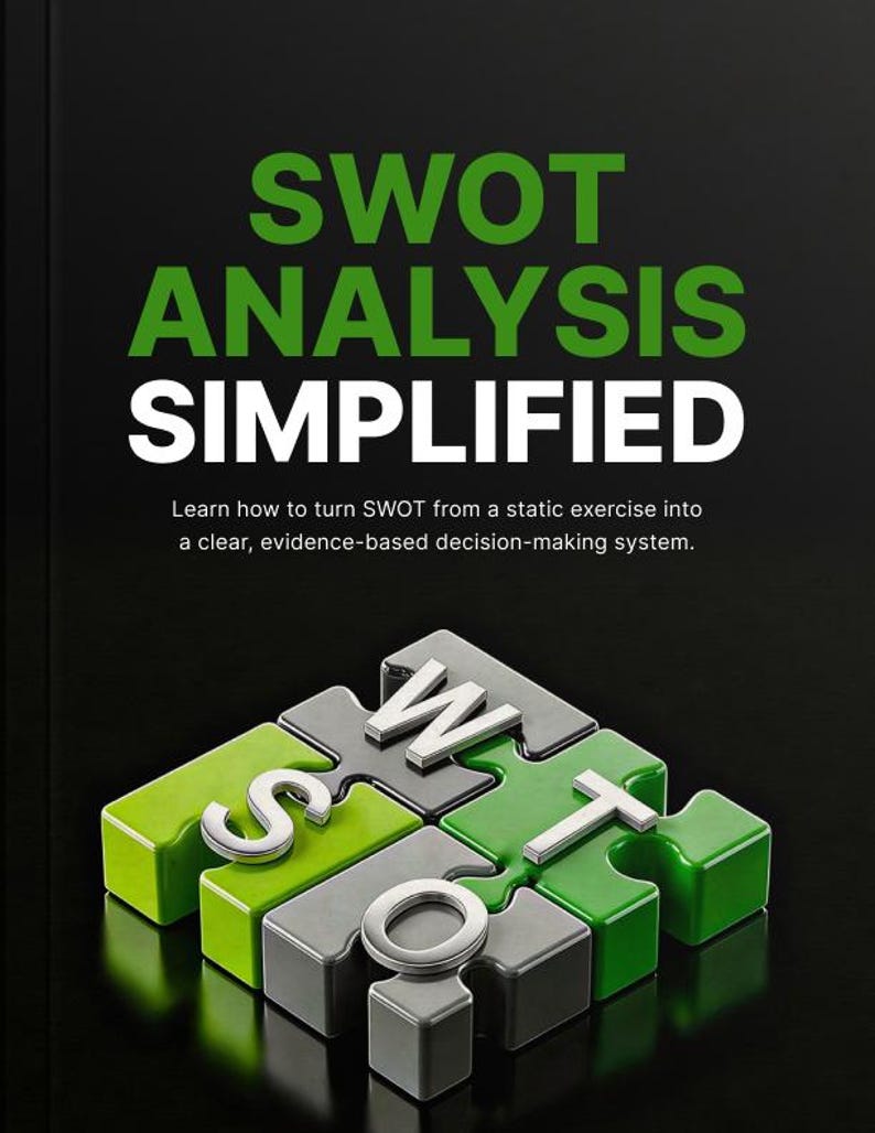 SWOT Analysis Simplified - Ebook - Etsy UK