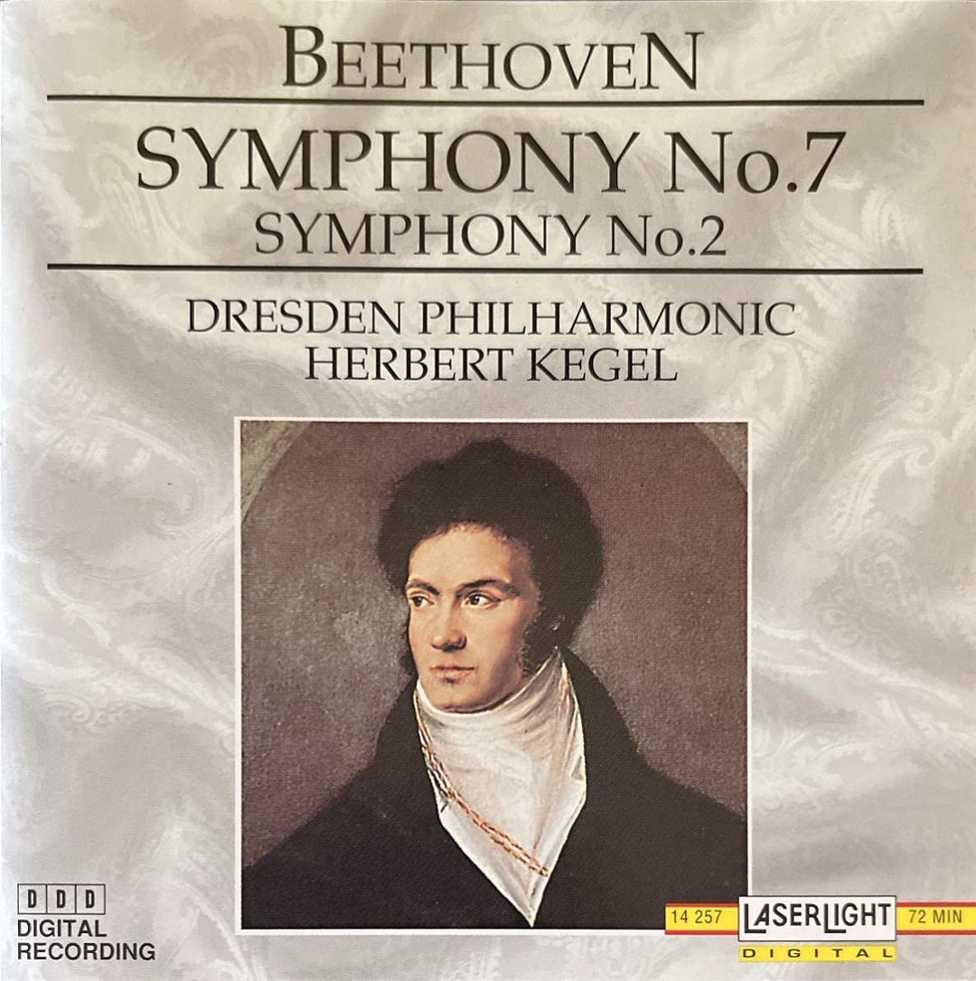 Ludwig Van Beethoven • Symphonies No. 7 & 2 (CD, Compilation, Stereo ...