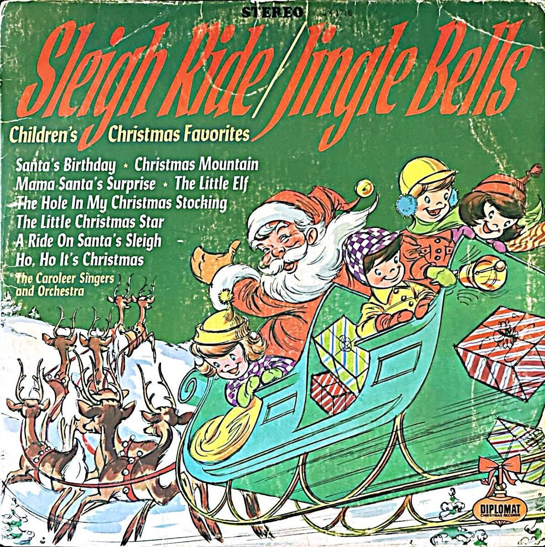 Sleigh Ride/jingle Bells (vinyl, LP, 1973) - Etsy