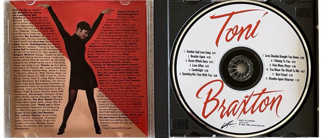 Toni Braxton Self-titled - Etsy