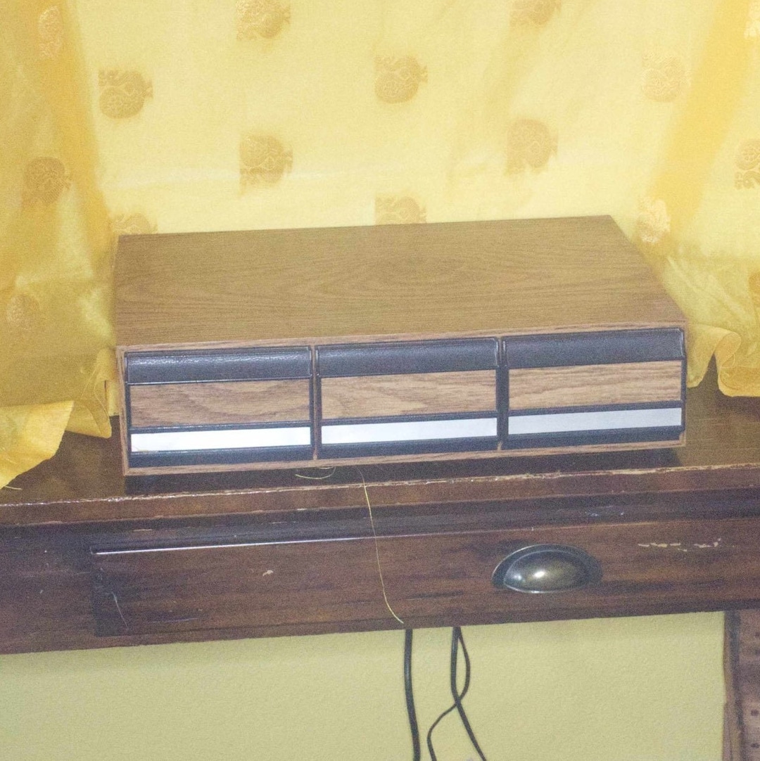 1980's Audio Cassette Tape 3 Drawer Storage - Etsy