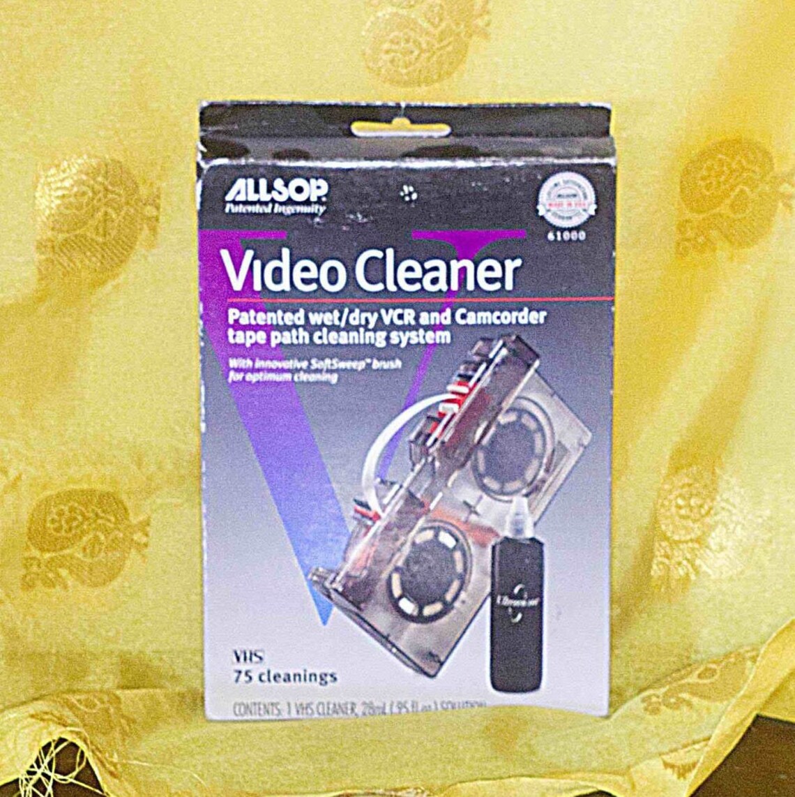 ALLSOP 3 VCR VHS Head Tape Drive Cleaner - Etsy